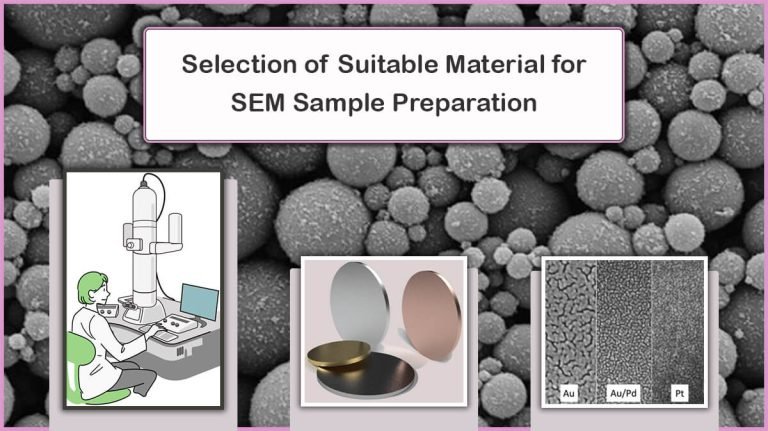 Selection Material for SEM Samples – VacCoat