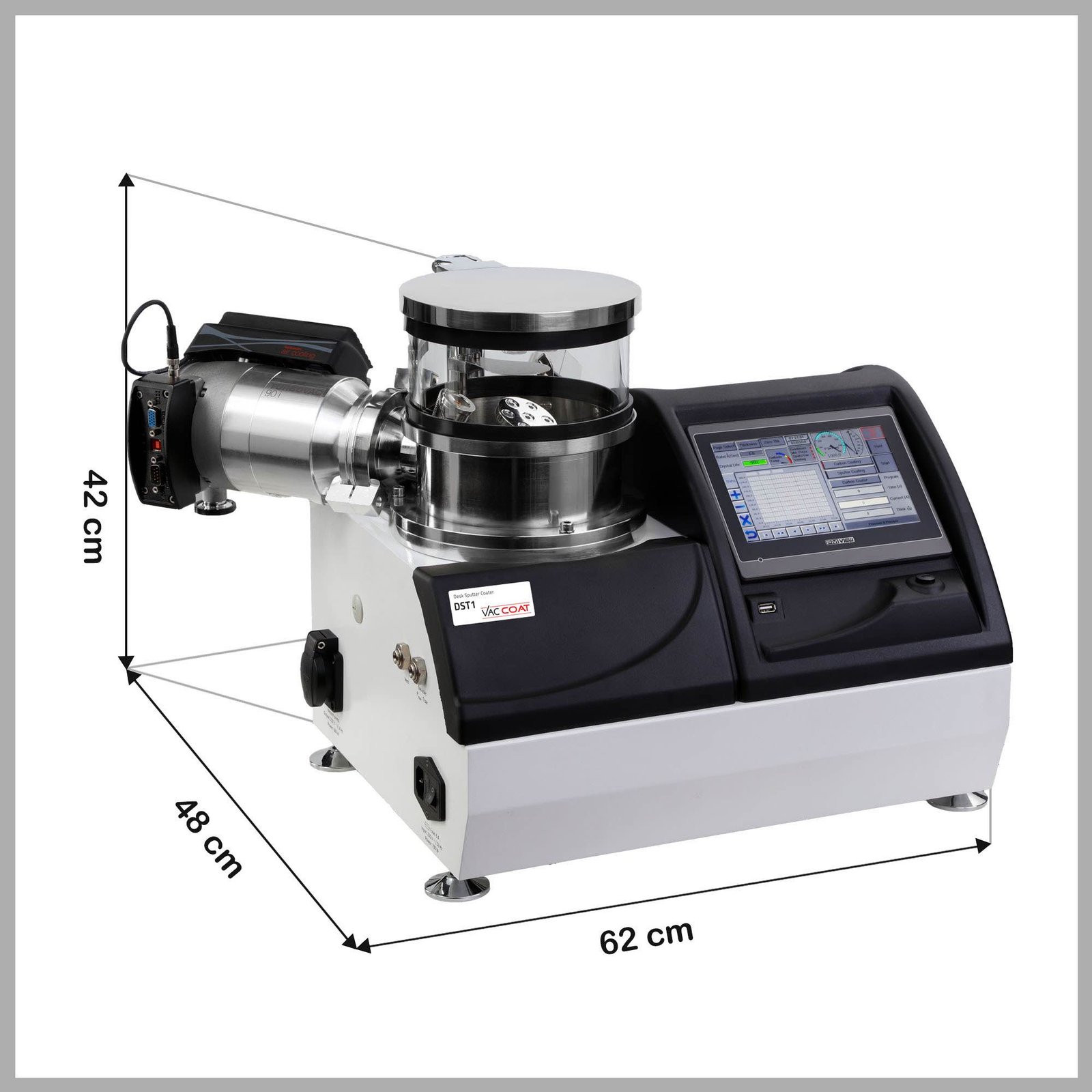 DST1-170 | High Vacuum Sputter Coater | Turbo-Pumped - VacCoat