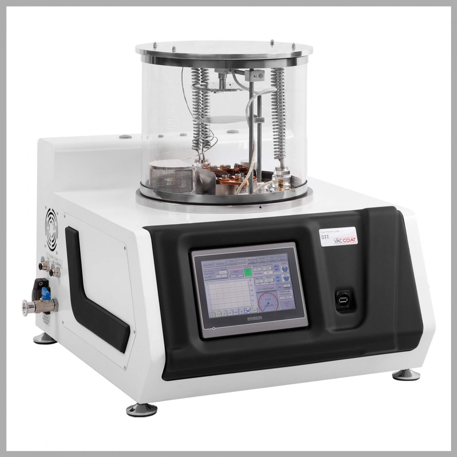 DCR | Desk Carbon Coater | Compact Carbon Coater - VacCoat